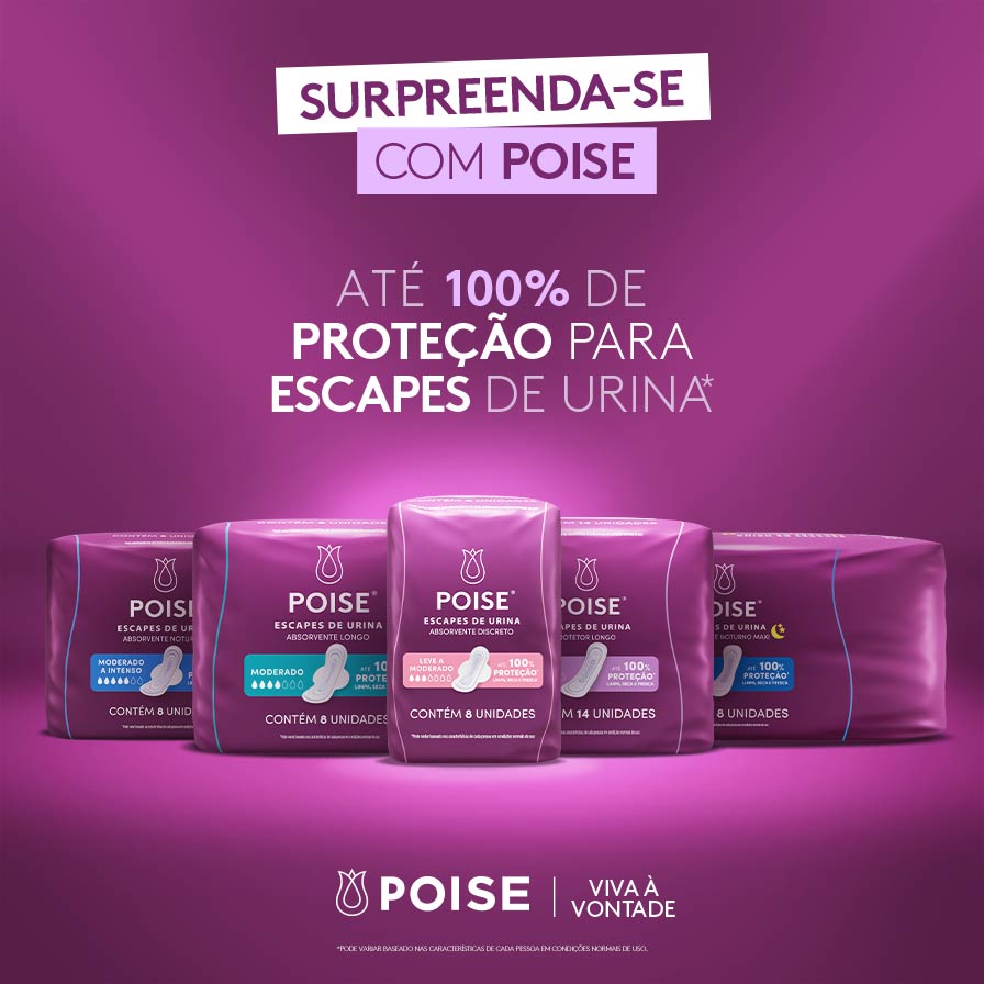 Absorvente Discreto para Escape de Urina | Poise® BR